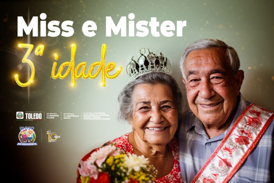 Prefeitura de Toledo abre inscrições para concurso de Miss e Mister 3ª ...